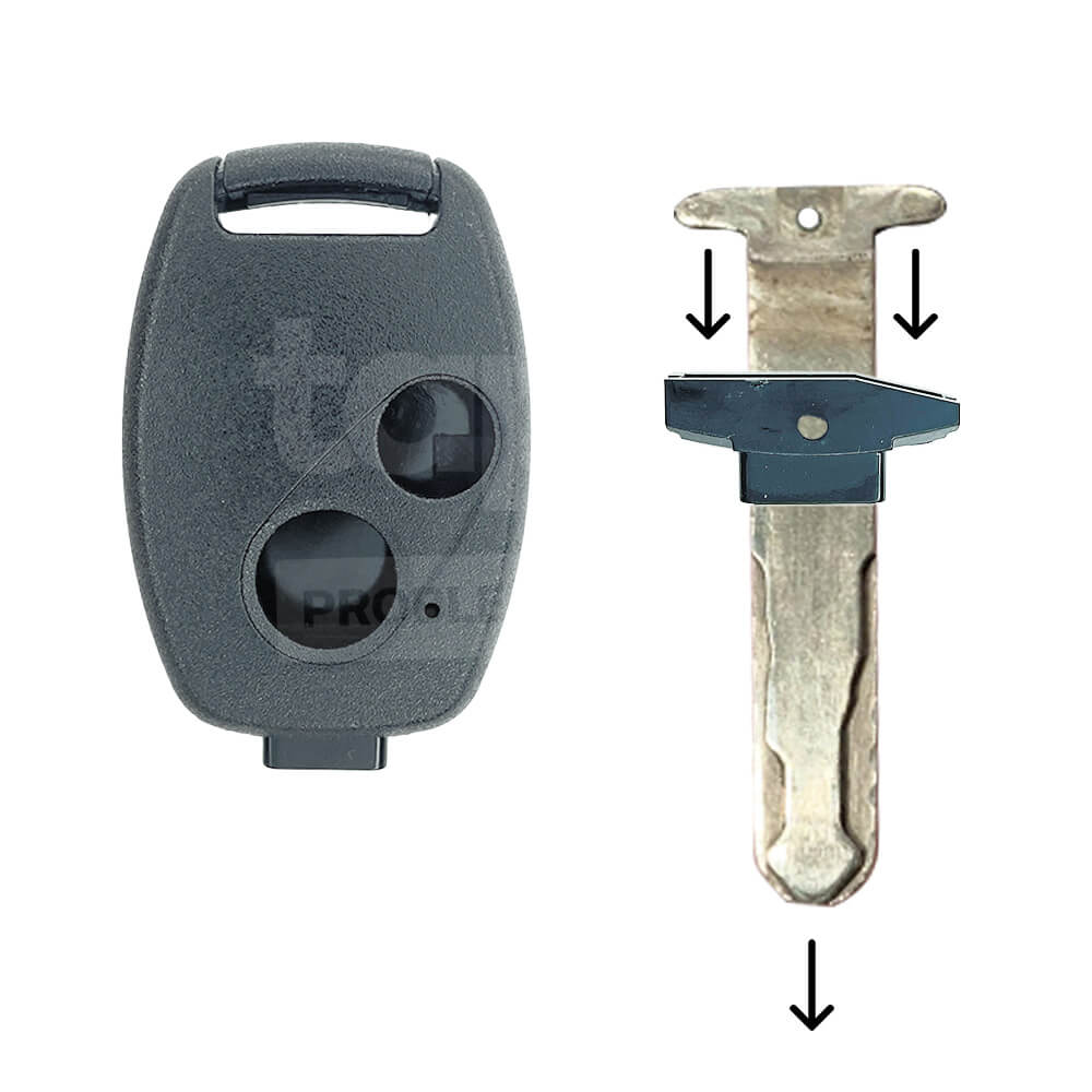 Honda 2 Buttons Remote Shell Head (No Key Cutting Required) – Tapsy Keys