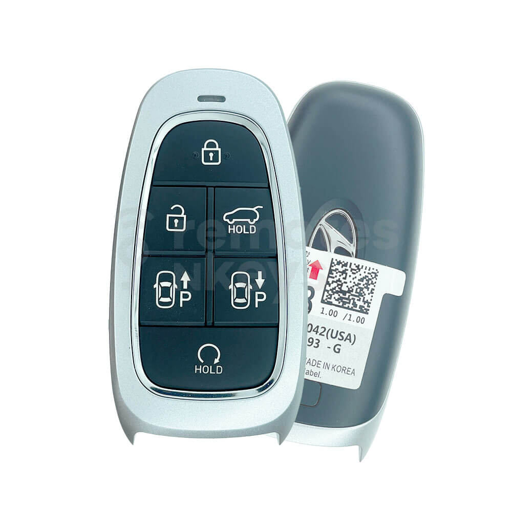 Hyundai Tucson 2022 Original 6 Buttons Smart Remote Key ID47 433MHz 95 ...