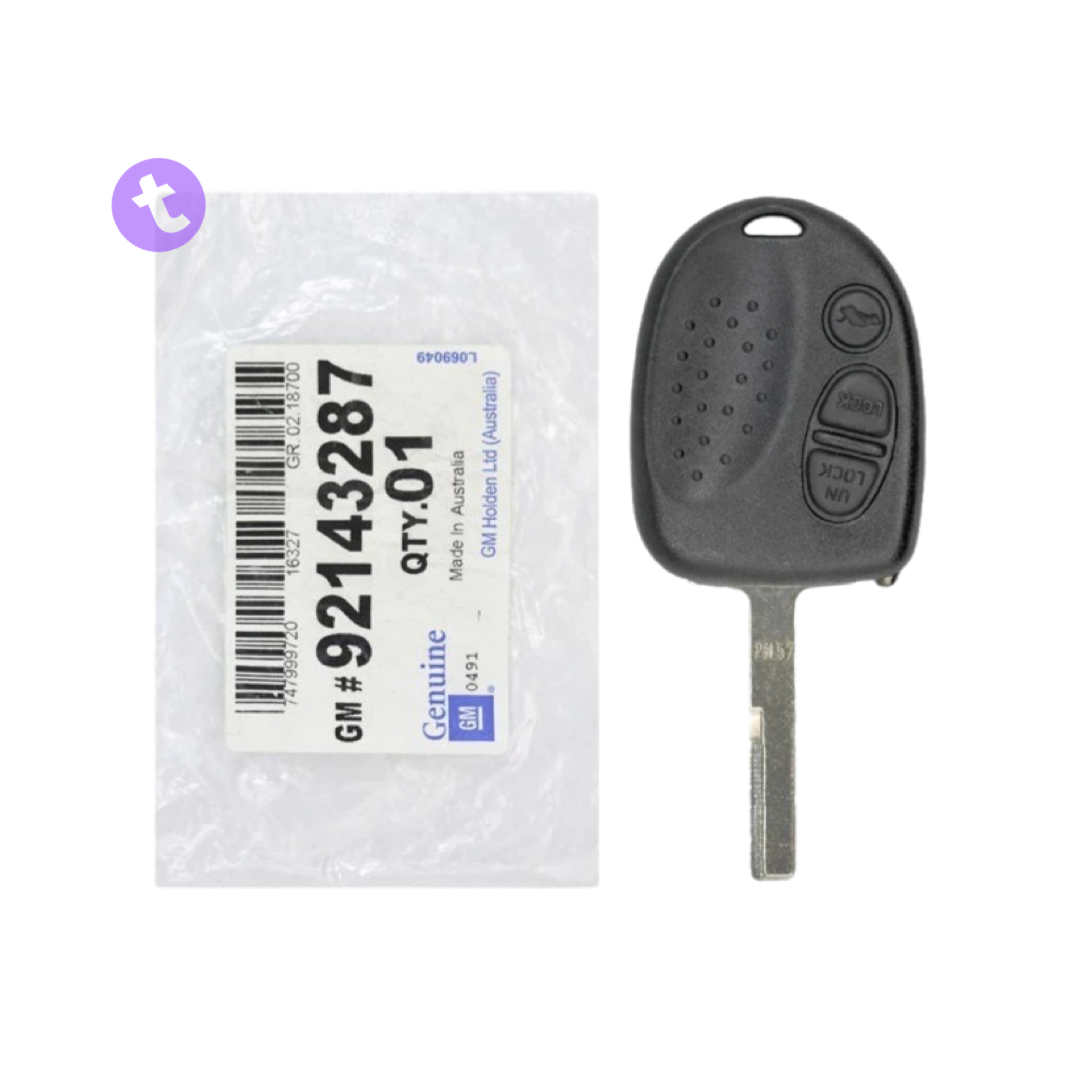 Holden Commodore Genuine Remote Head for VR/VS/VT/VX/VU/VY/VZ P/N: 921 ...