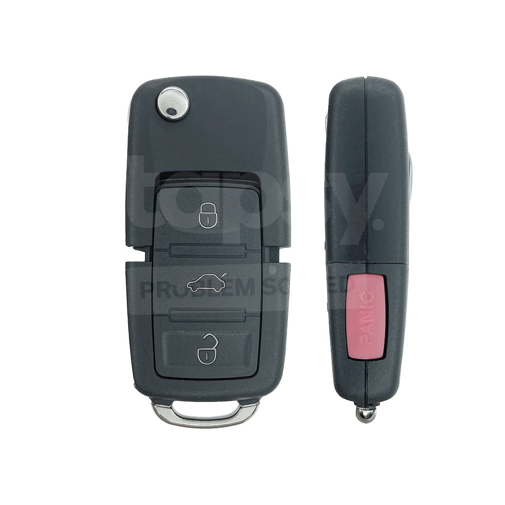 Keydiy KD Universal Flip Remote Key 3+1 Buttons Volkswagen Type B01-3 ...