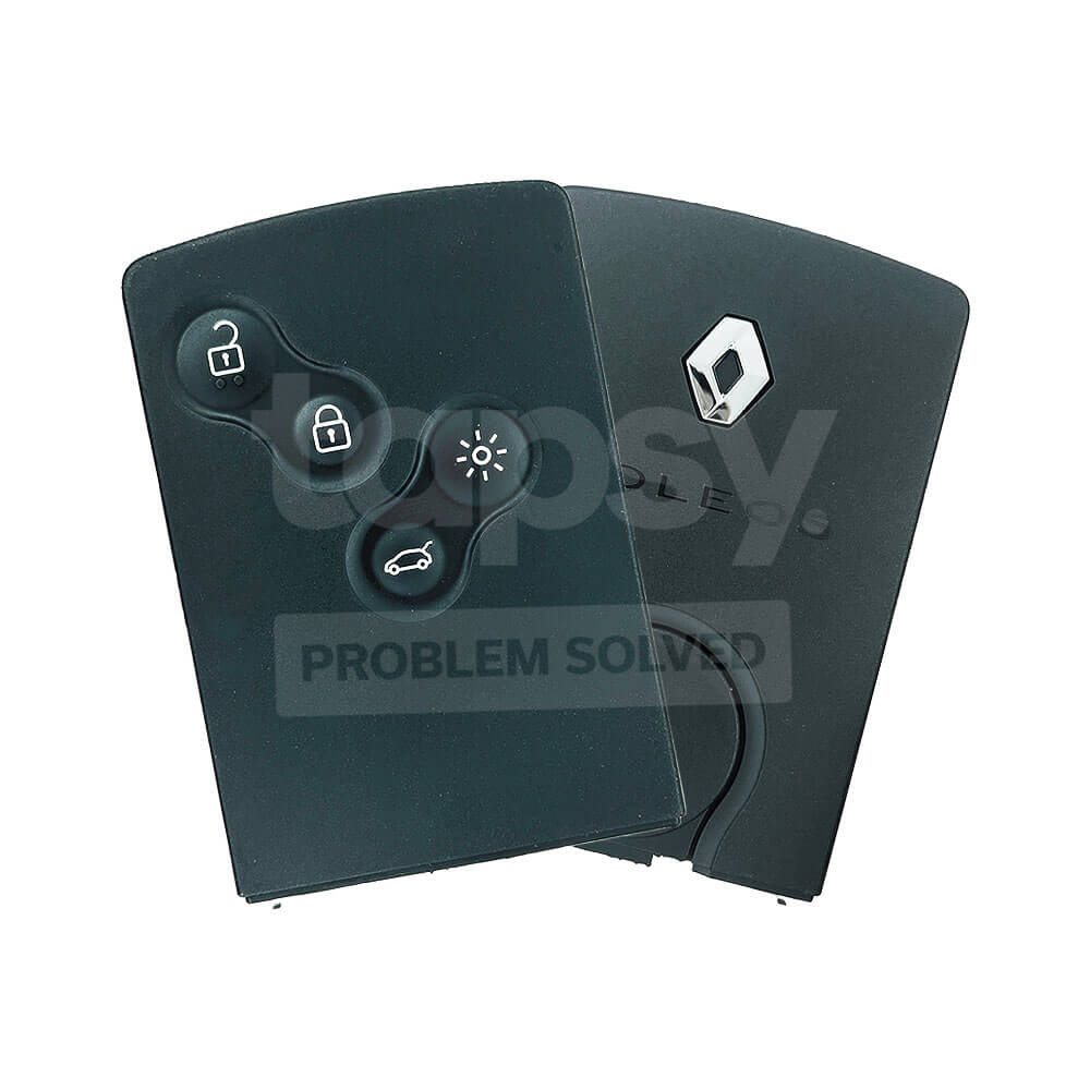 Renault Koleos 2008-2016 Original 4 Buttons Slot Remote Card Key ID46 ...