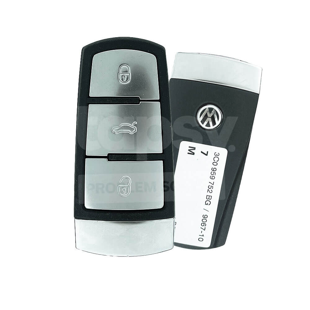 Volkswagen Passat 2013-2015 Original 3 Buttons Smart Remote Key ID46 4 ...