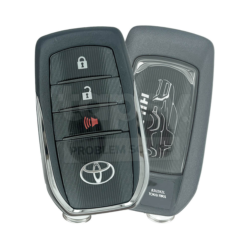 Toyota Hilux 2015-2023 Original 2+1 Buttons Smart Remote Key 314MHz FC ...